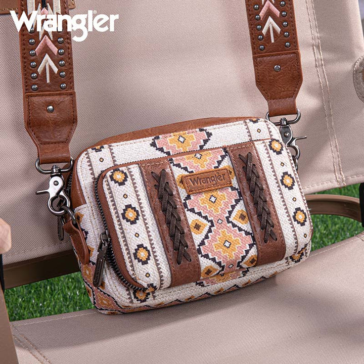 2024 New Wrangler Aztec Southwestern Pattern Dual Sided Print Multi-fu ...