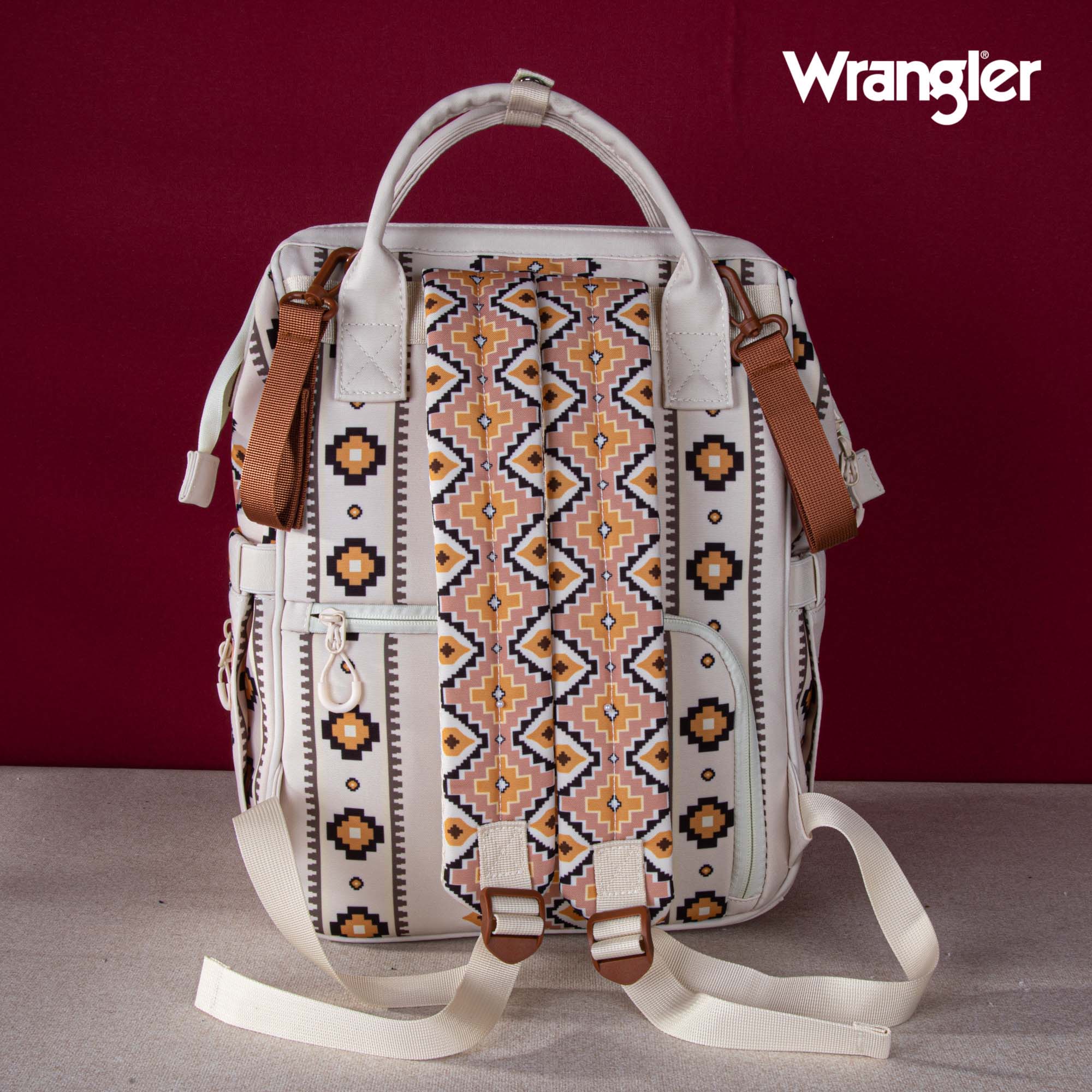 2024 New Wrangler Aztec Southwestern Pattern Dual Sided Print Multi-fu ...