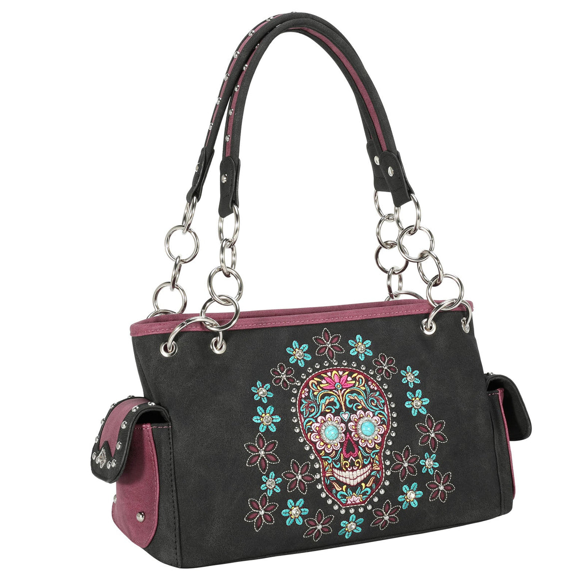 Sugar Skull Purses & Handbags | Western Sugar Skull Purse and Wallet ...